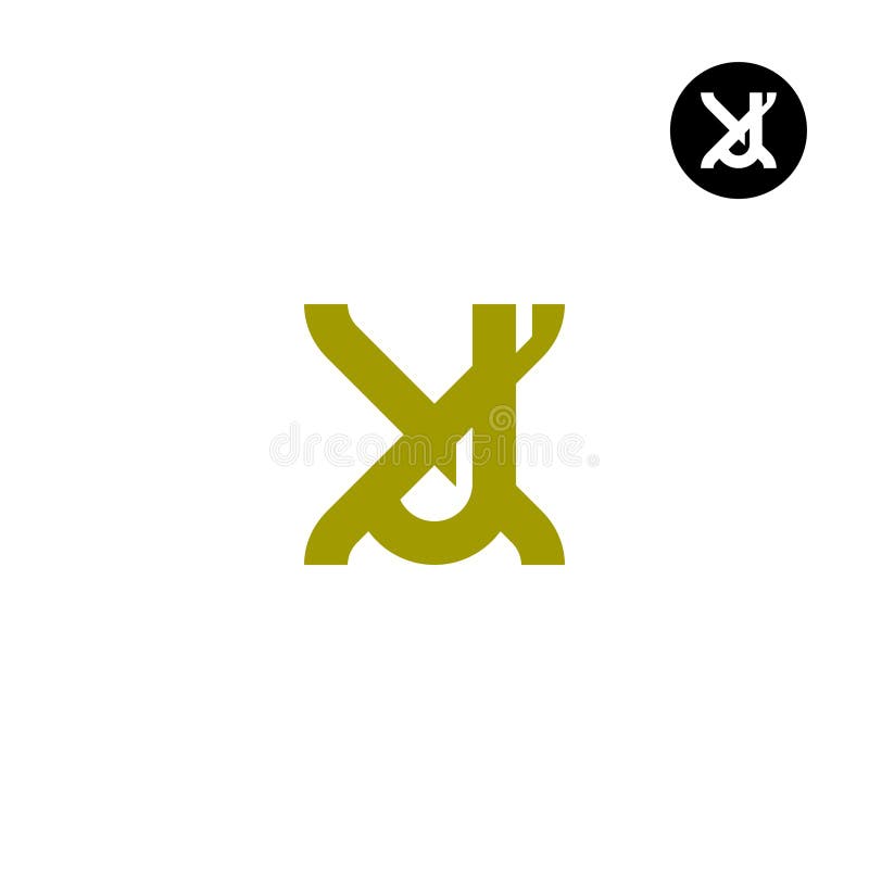 Letter JX XJ Monogram Logo Design Stock Vector - Illustration of design ... Letter JX XJ Monogram Logo Design Stock Vector - Illustration of design ...