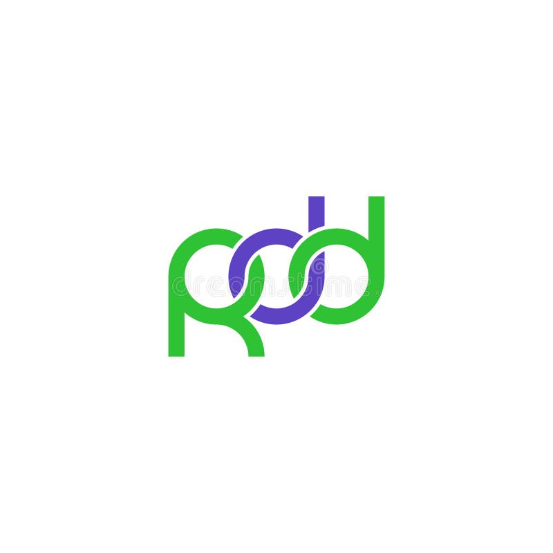 Linked Letters RDD Monogram Logo Design Stock Vector - Illustration of ...