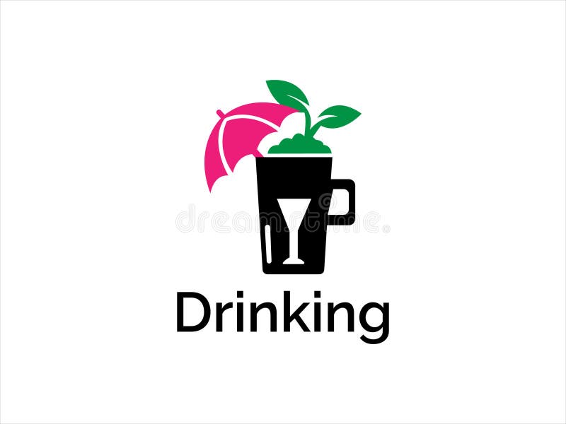 Drinking logo stock vector. Illustration of typography - 322010005