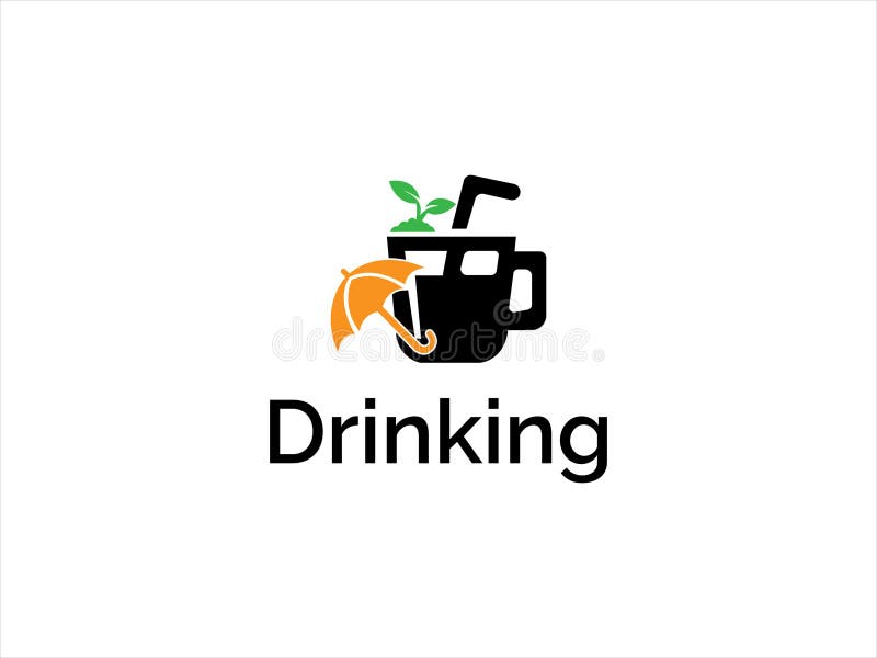 Drinking logo stock vector. Illustration of greeting - 322010039