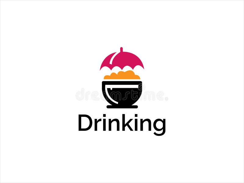 Drinking logo stock vector. Illustration of people, liquid - 322010048