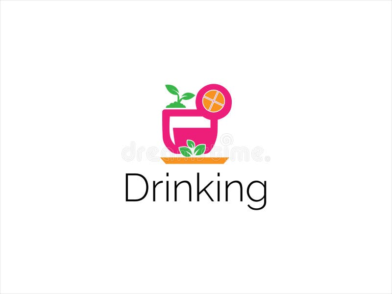 Drinking logo stock vector. Illustration of typography - 322010057