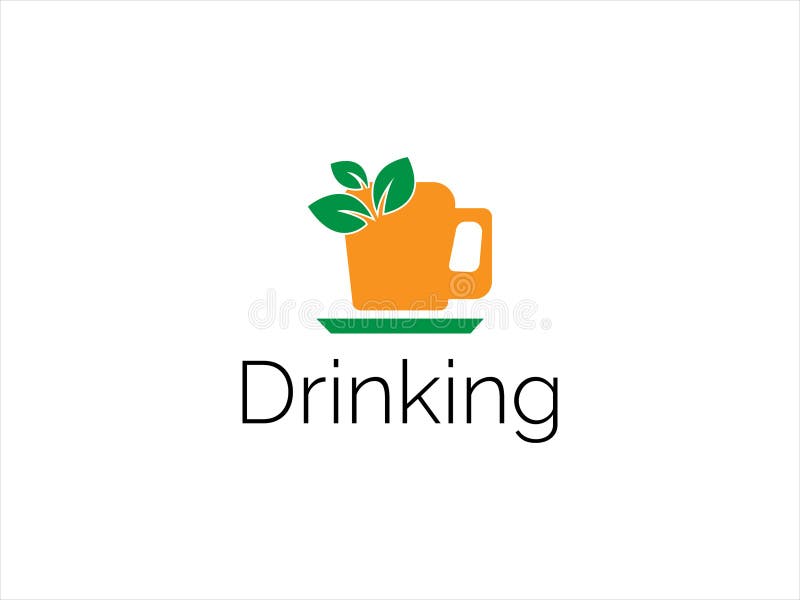 Drinking logo stock vector. Illustration of vertical - 322010073