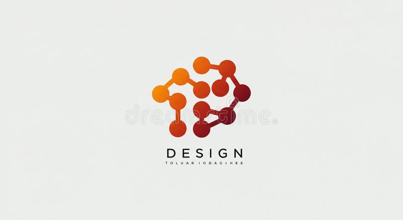 Logo Featuring a Cluster of Interconnected Nodes, Resembling a ...
