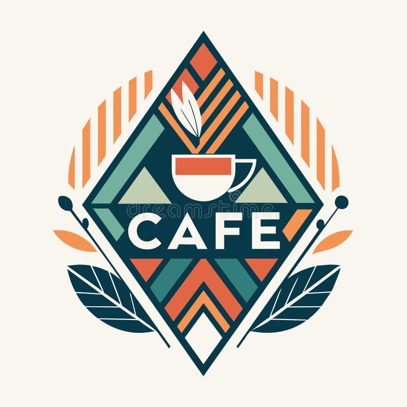A Logo Featuring a Stylized Cup of Coffee for a Cafe Brand Identity ...