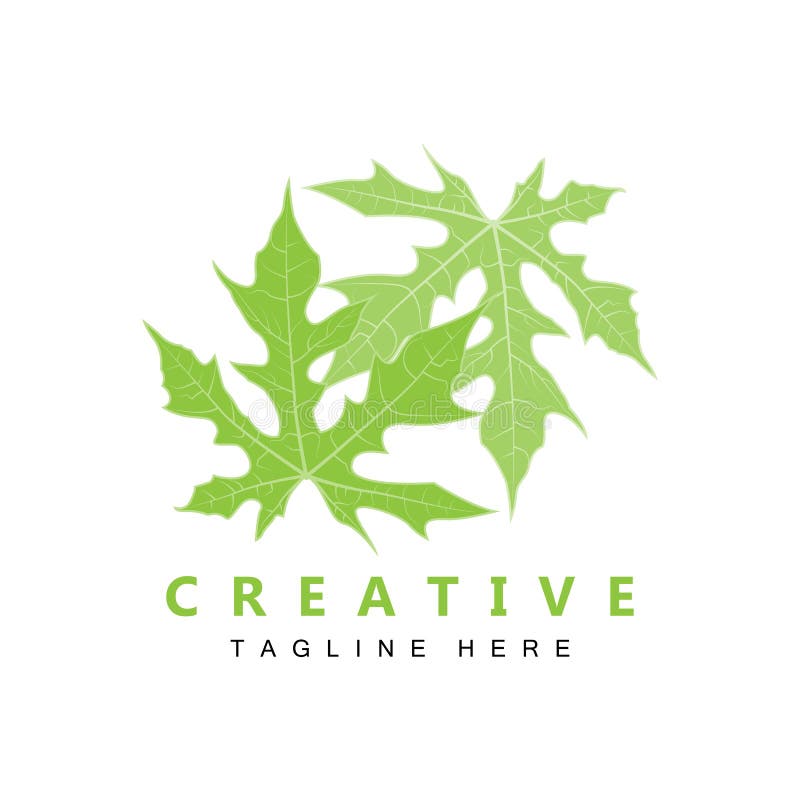 Logo Feuille Vert Vectoriel Arbre Vectoriel Marque Illustration de ...