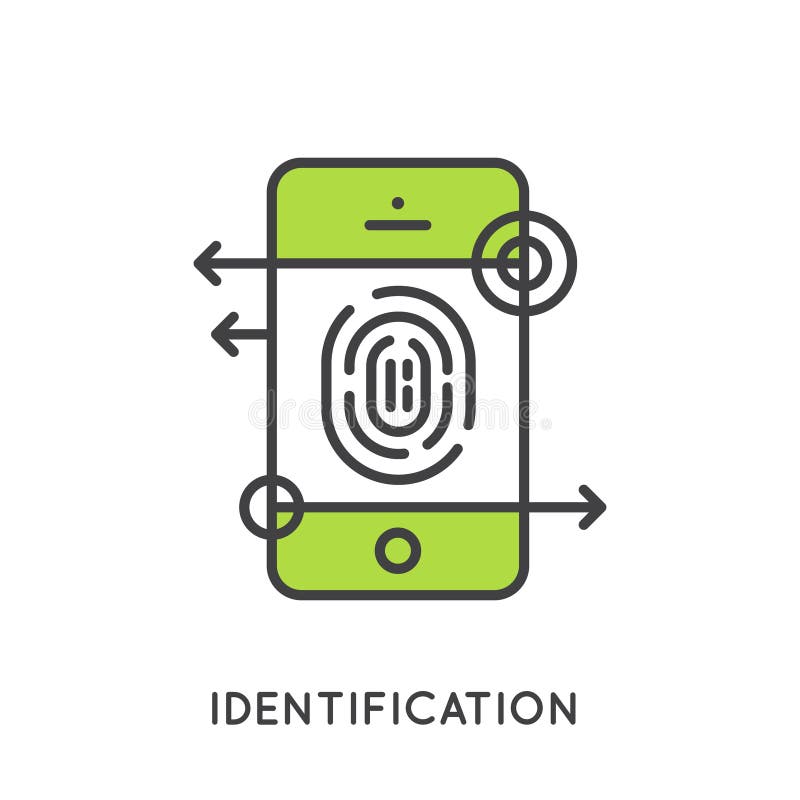 Logo for Fingerprint Touch ID Device Unlock Authorization Stock ...
