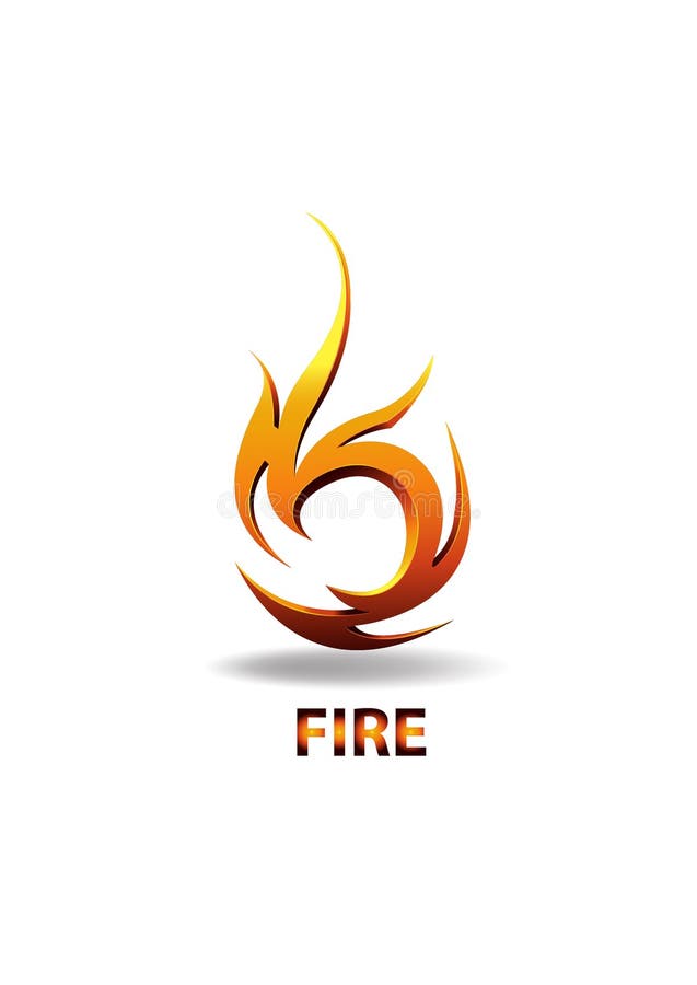 Logo_fire stock vector. Illustration of creative, abstract - 93413301