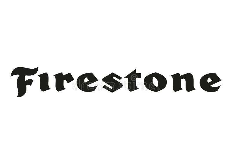 Logo Firestone editorial stock image. Illustration of wheels - 129555814