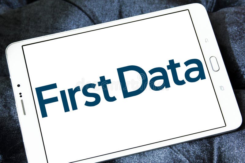 First Data Corporation Logo Editorial Stock Photo - Image of helps ...