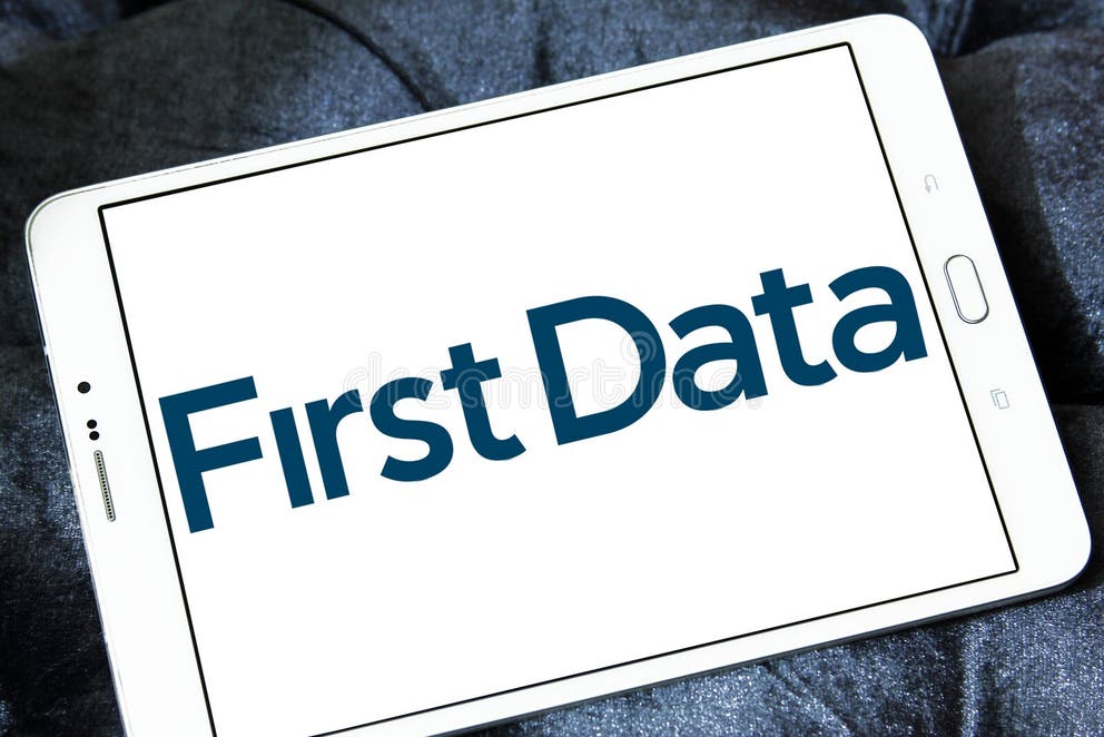 First Data Corporation Logo Editorial Stock Photo - Image of helps ...