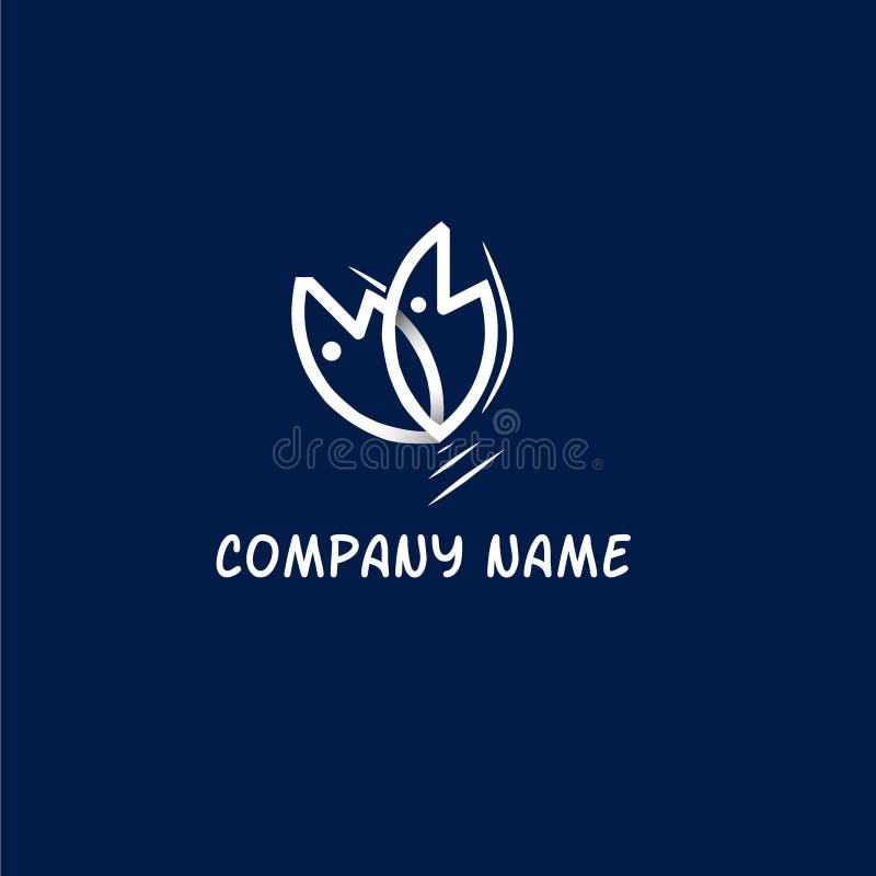 Logo for Fish Shop in an Elegant and Simple Style Stock Vector ...