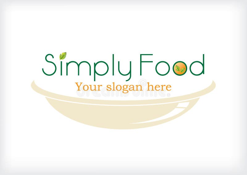 Simple Modern Logo for Restaurant or Food Business Stock Vector ...