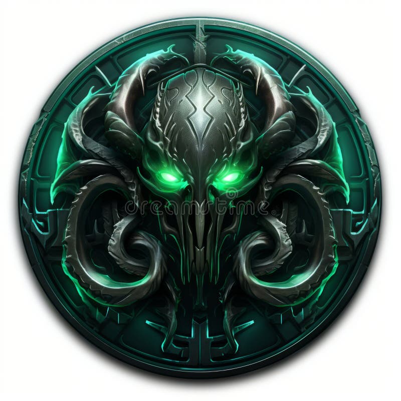 The Logo for the Game Diablo 3 Stock Illustration - Illustration of ...