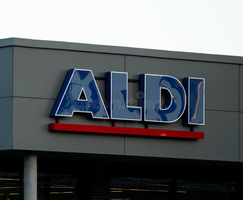Logo of the German ALDI Super Market Chain Editorial Photo - Image of ...
