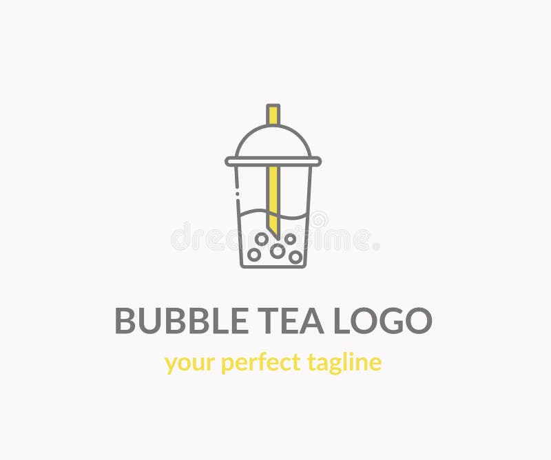Logo. a Glass of Iced Tea. Vector Icon. Stock Vector - Illustration of ...