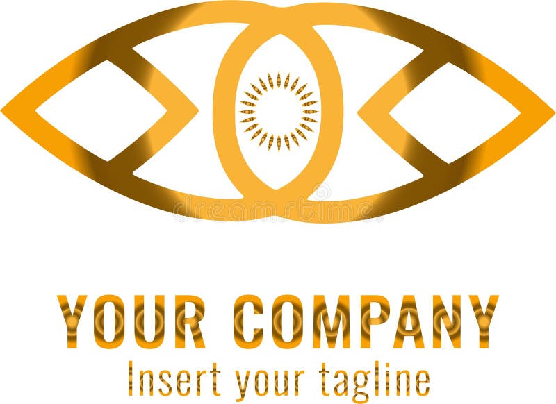 Logo Gold stock vector. Illustration of golden, element - 188466444