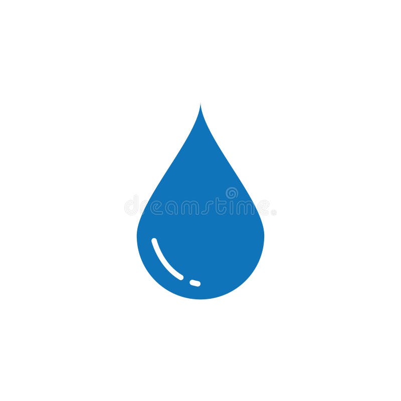 Logo goutte d'eau illustration de vecteur. Illustration du graphisme ...