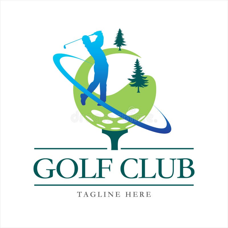 Golf Club Logo, Company Logo Design Idea, Vector Illustration Stock ...