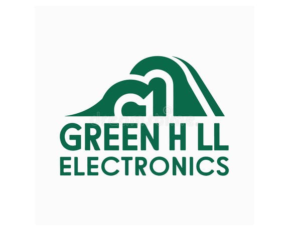 Logo of Green Hill Electronics. Stock Illustration - Illustration of ...