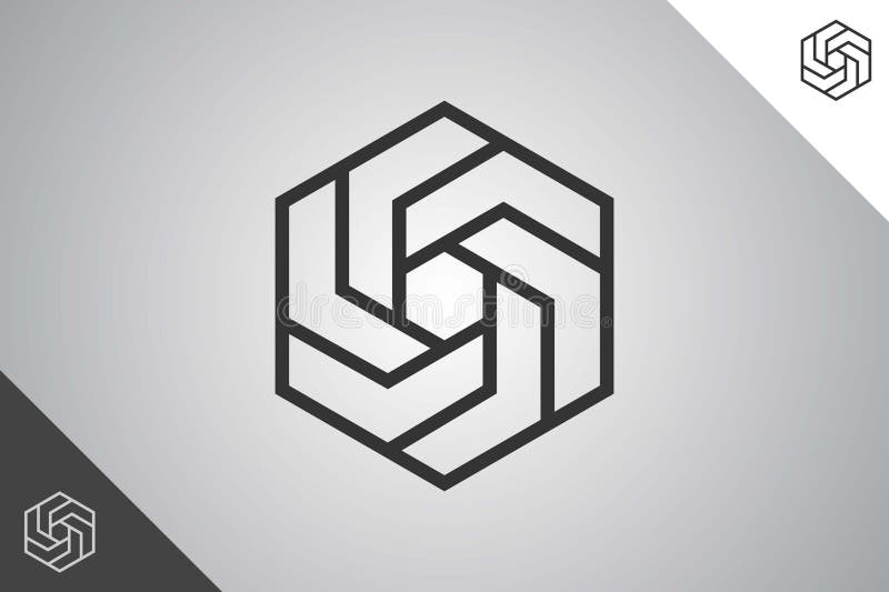 Modern and Minimal of Geometry Logotype Vector for Art, Design and ...