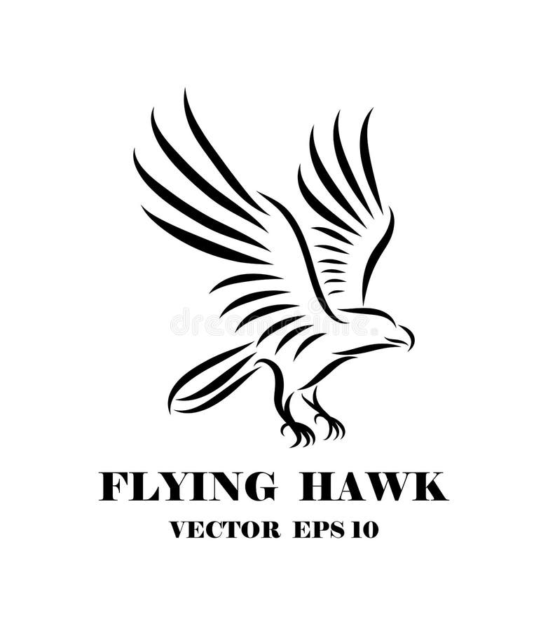 Hawk Football Logo