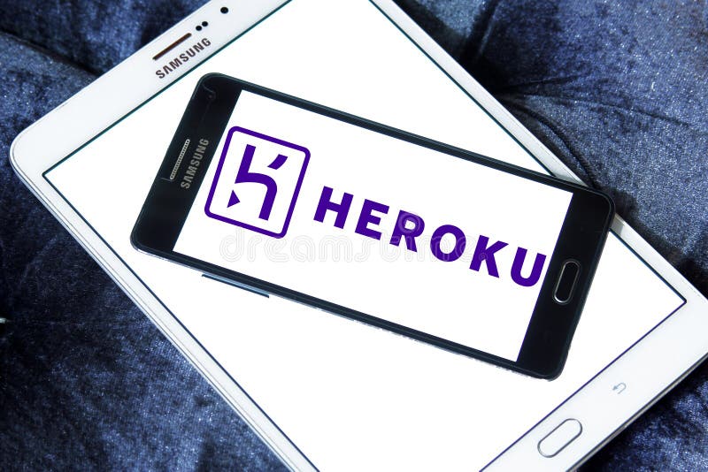 Heroku cloud platform logo editorial stock photo. Image of heroku ...