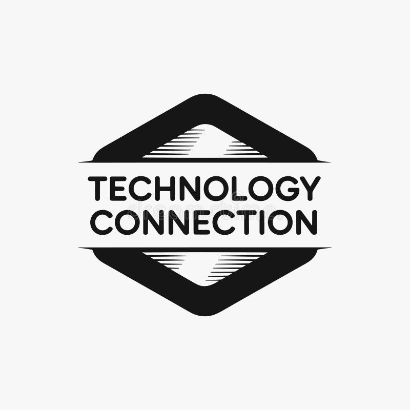 A Logo for Hexagonal Technology Connection Stock Vector - Illustration ...