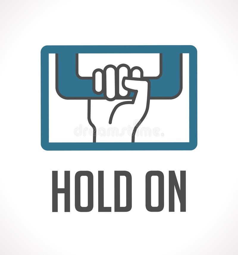 Logo - hold on concept stock vector. Illustration of subway - 100321680