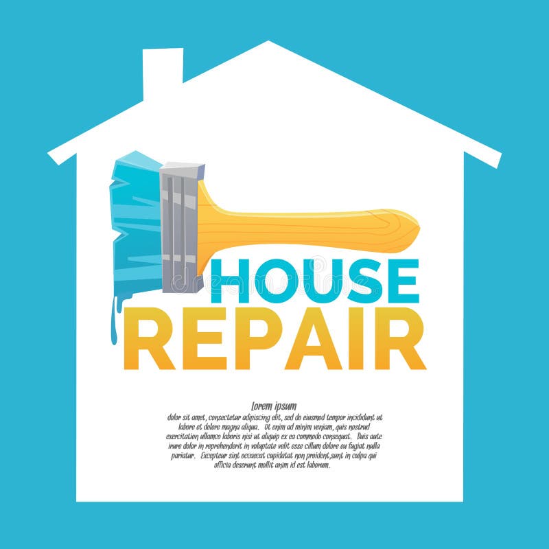 House Repair Paint Logo Stock Illustrations – 5,557 House Repair Paint ...