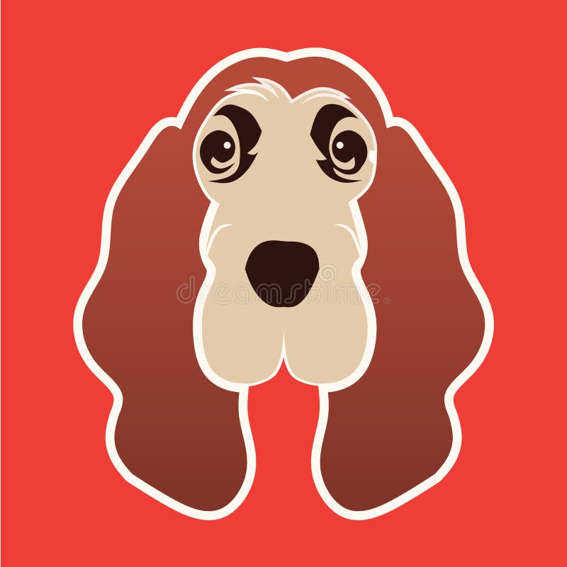 Logo Hound dog stock vector. Illustration of portrait - 14619597