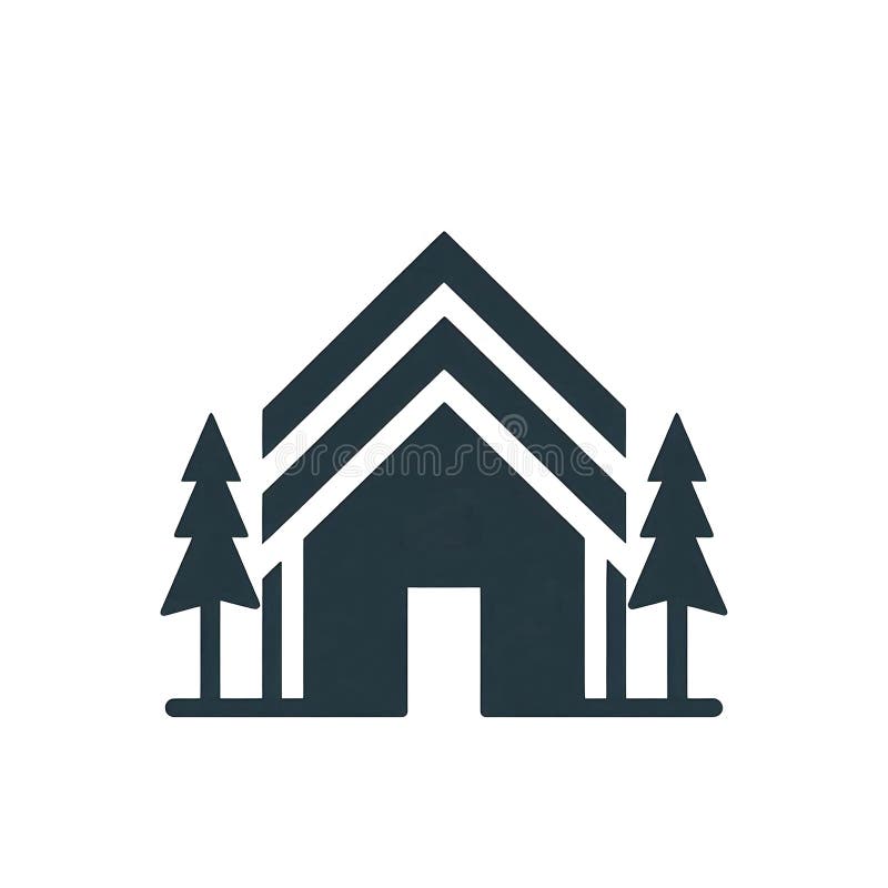 Logo House Illustration Simple Design for Business Stock Illustration ...