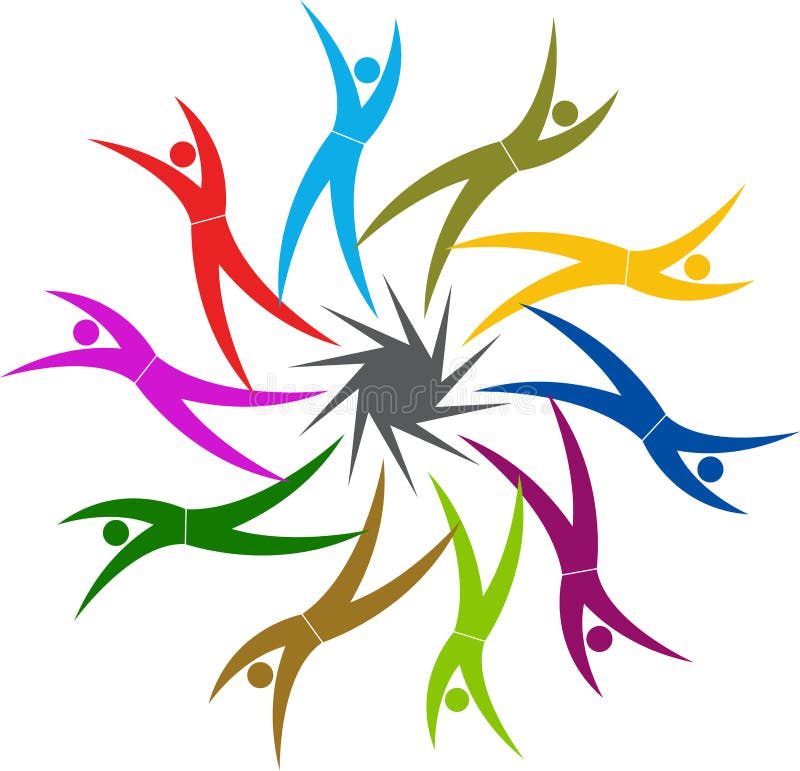 Logo humain illustration de vecteur. Illustration du coloré - 26586414