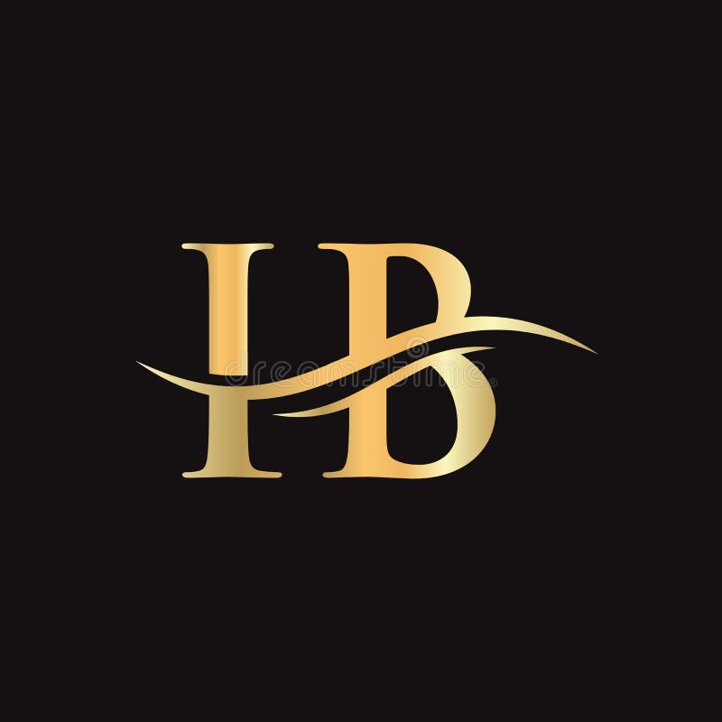 Logo Ib. Logo De La Lettre Ib Initiale Illustration de Vecteur ...