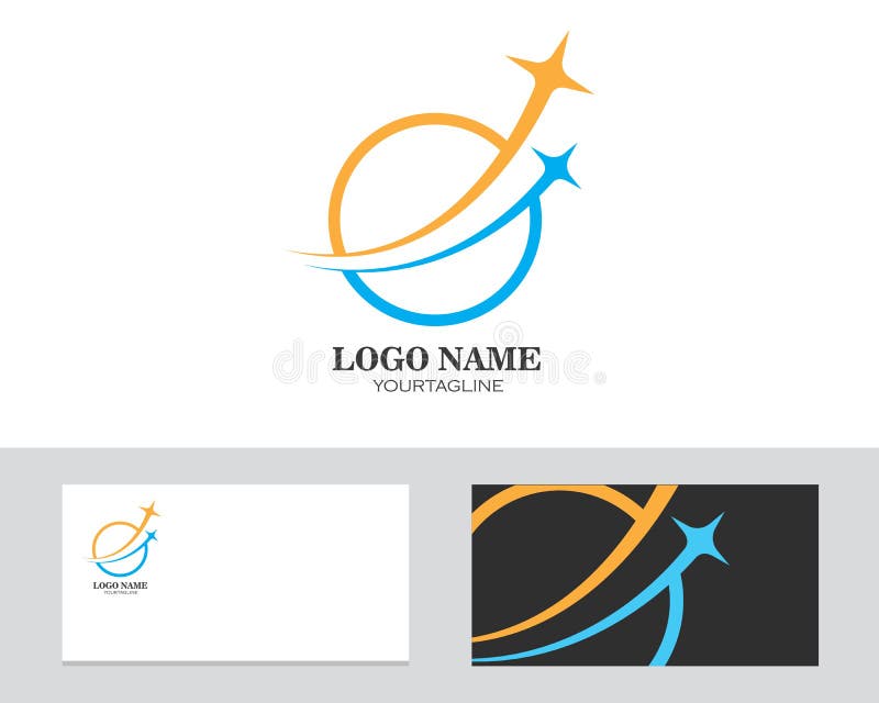 Logo,icon Company Card Fast Star Vector Illustration Stock Vector ...