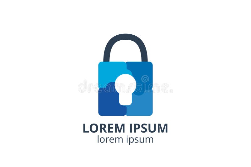 Data security logo stock vector. Illustration of identity - 183140842