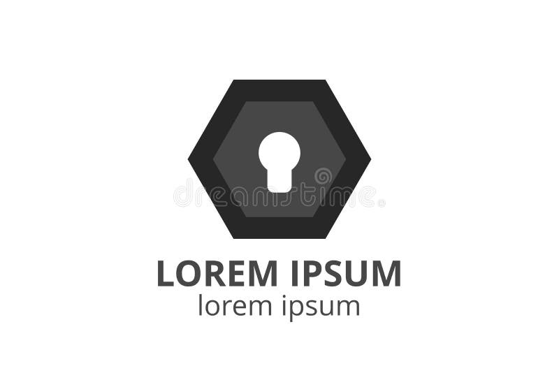 Data security logo stock vector. Illustration of modern - 183124303