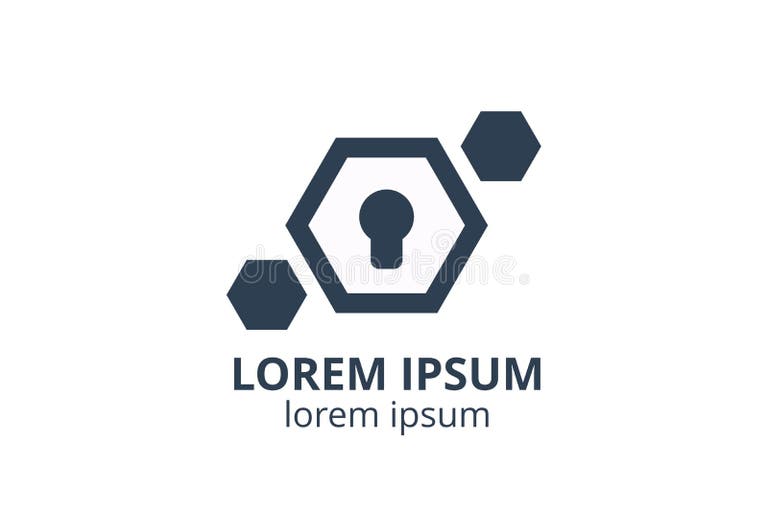 Data security logo stock vector. Illustration of padlock - 183124313