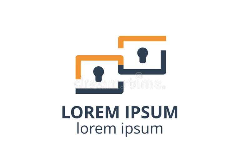 Data security logo stock vector. Illustration of padlock - 183237692