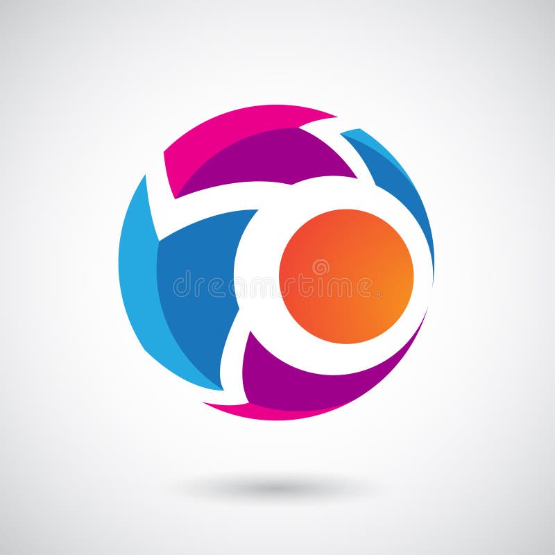 Logo Icon of a Rounded Arrow Vector Illustration Stock Vector ...