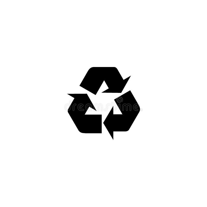 Recycle Bin Isolated on White Background. Empty Rubbish Container with ...