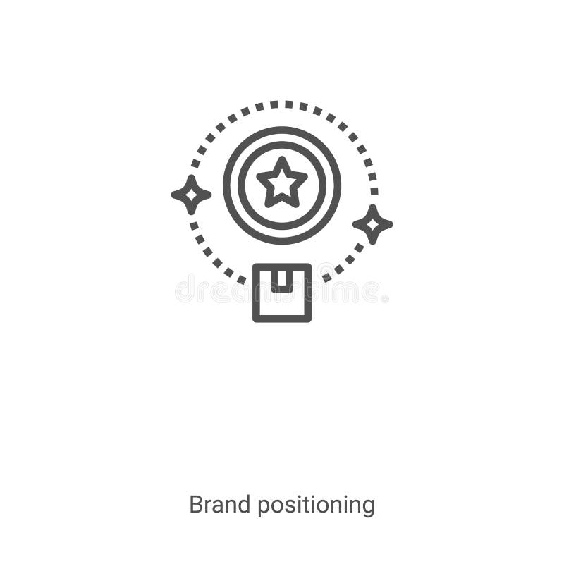 Logo Icon Vector from Brand Positioning Collection. Thin Line Logo ...