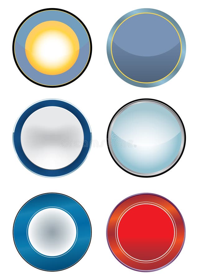 Logo,Icon,Web Button Blanks Stock Vector - Illustration of buttons ...
