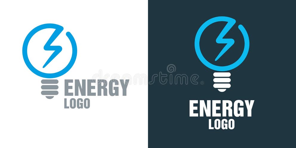 Logo for Identity. the Theme of Energy Stock Vector - Illustration of ...
