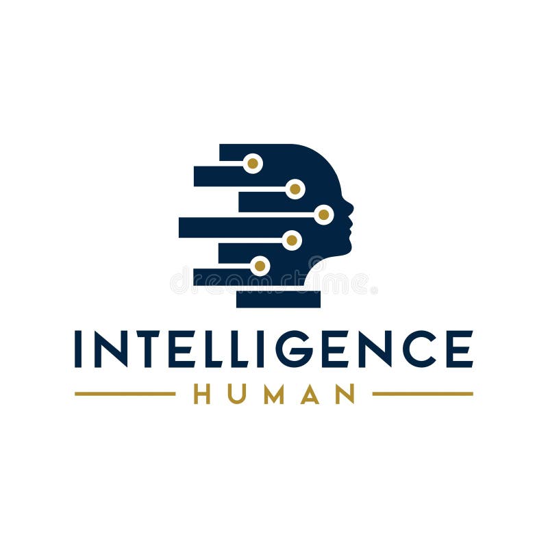Logo Illustration of Human Intelligence Stock Vector - Illustration of ...