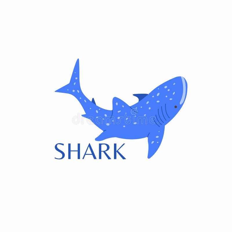 Logo illustration of shark stock illustration. Illustration of line ...