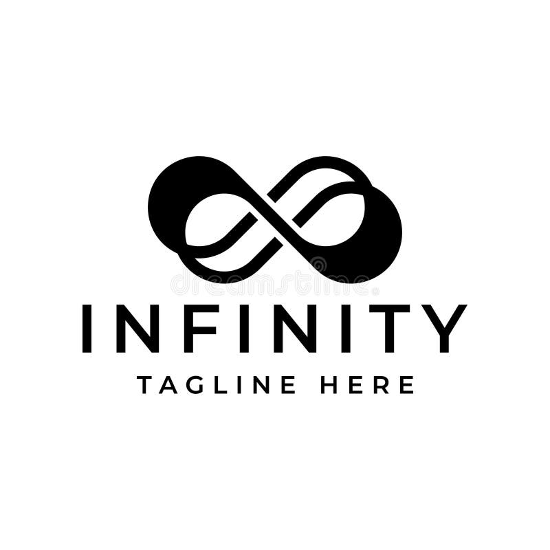 Logo infinity illustration de vecteur. Illustration of identité - 252283757