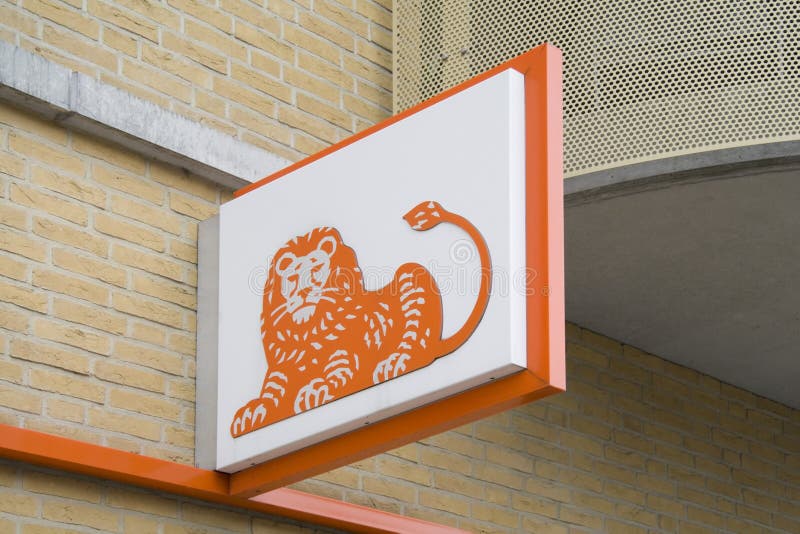 Logo of the ING editorial photography. Image of netherlands - 28259162
