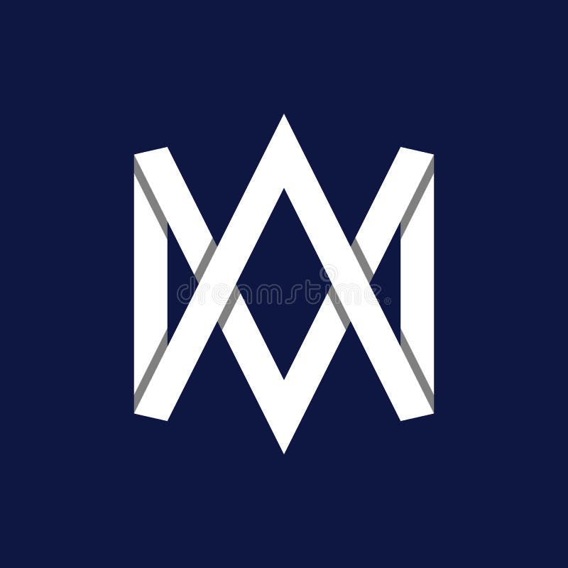 Amv Logo Initials Suitable for All Industries Stock Vector ...