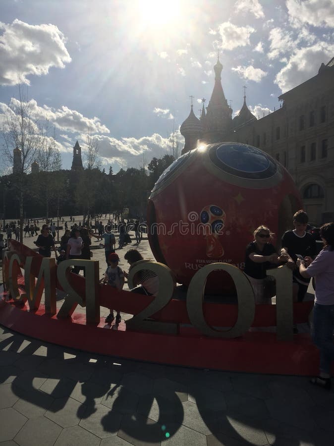 Logo of Football World Cup at Kremlin Editorial Photo - Image of logo ...